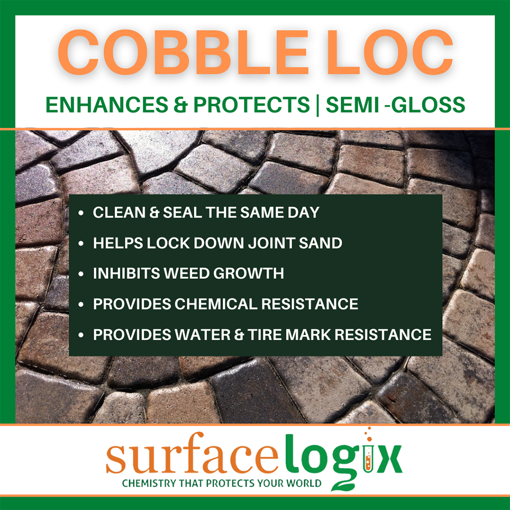 Cobble Loc - Two-Part Water-Based Clear Concrete Sealer – Surfacelogix