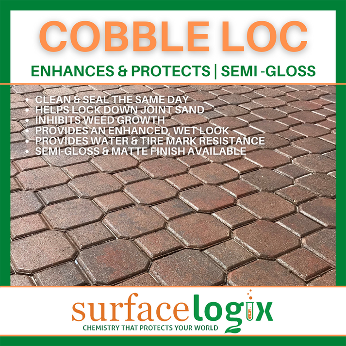 Cobble Loc - Two-Part Water-Based Clear Concrete Sealer – Surfacelogix
