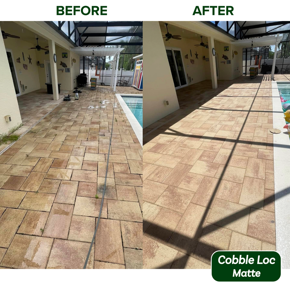 Cobble™ Loc - Two-Part Water-Based Clear Concrete Sealer – Surfacelogix