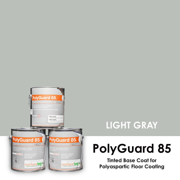 PolyGuard 85 Base - Tinted Base Coat for Polyaspartic Floor Coating ...