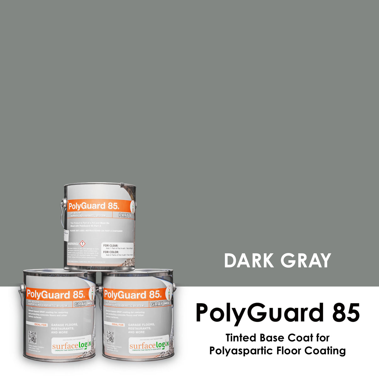 PolyGuard 85 Base Polyaspartic Floor Coating – Surfacelogix